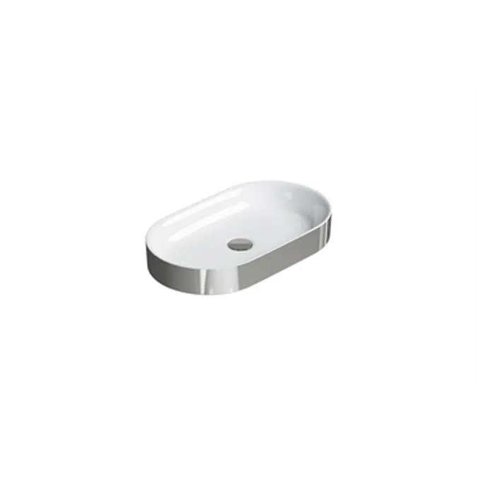 BIM objects - Free download! GOLD&SILVER 60x35 Sit-on Washbasin | BIMobject