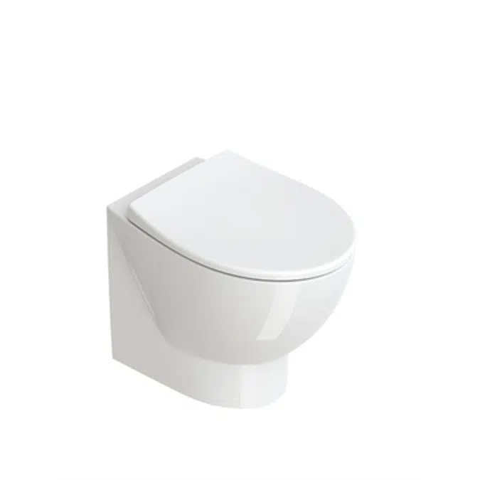 BIM objects - Free download! Italy 52 Eco Floorstanding NewFlush WC ...