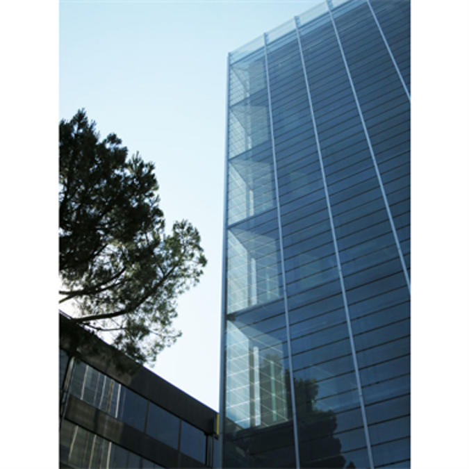 BIM objects - Free download! R70ST Double Skin curtain wall system ...
