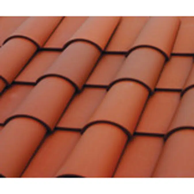 BIM objects - Free download! Romano Pans Red Standard Weight Clay Tile ...