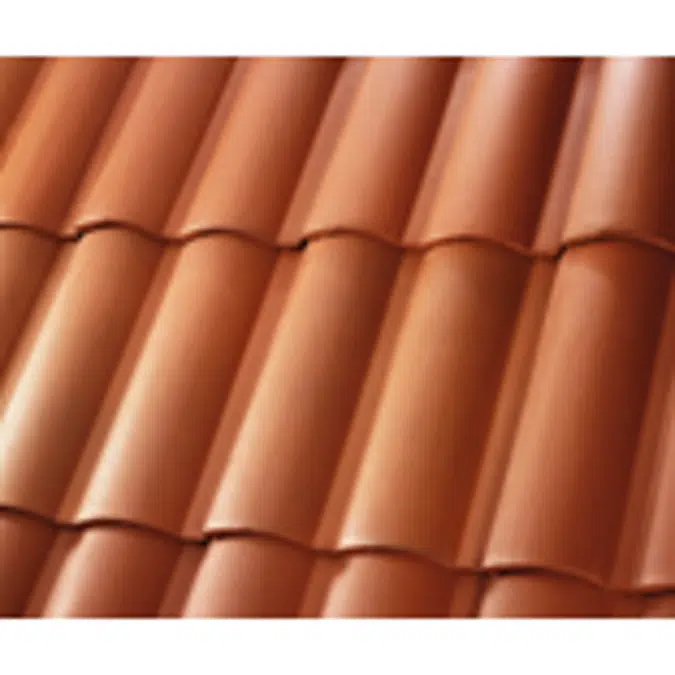 BIM objects - Free download! 1-Piece ClayMax Red Lightweight Clay Tile ...