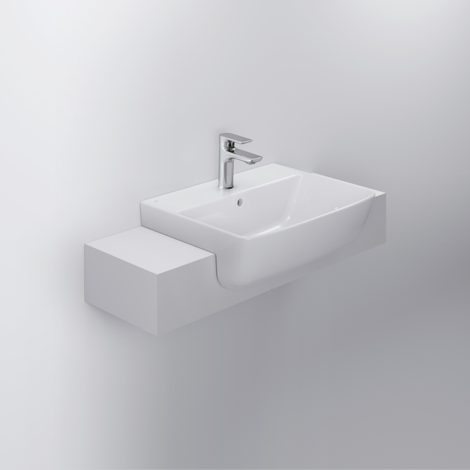 BIM objects - Free download! INAX S200 semi-counter basin, 1H, AQ ...