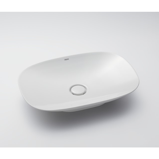 BIM objects - Free download! INAX CERAFINE Vessel Basin w/o Deck ...