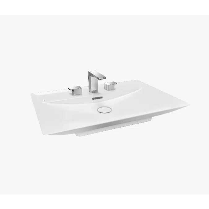 BIM objects - Free download! INAX CERAFINE Vessel Basin w/ Deck ...