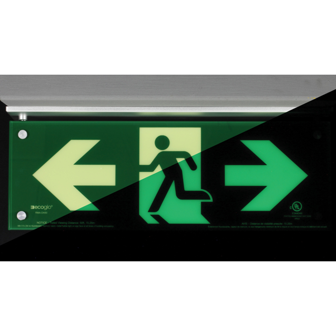 BIM objects - Free download! RM Architectural Series Exit Signs - 75 Ft ...