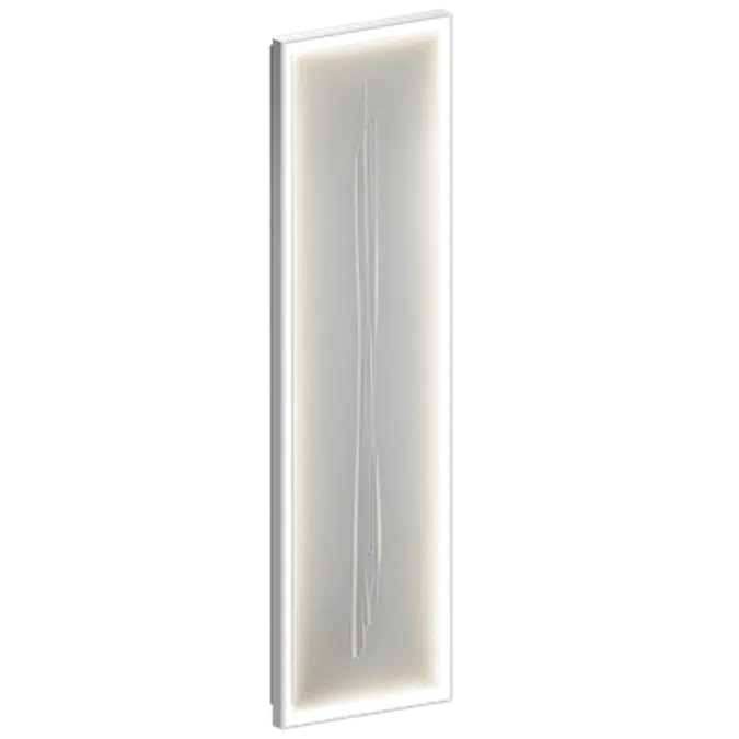 BIM objects - Free download! Radiator : ROC LED Zen (Blanc) | BIMobject