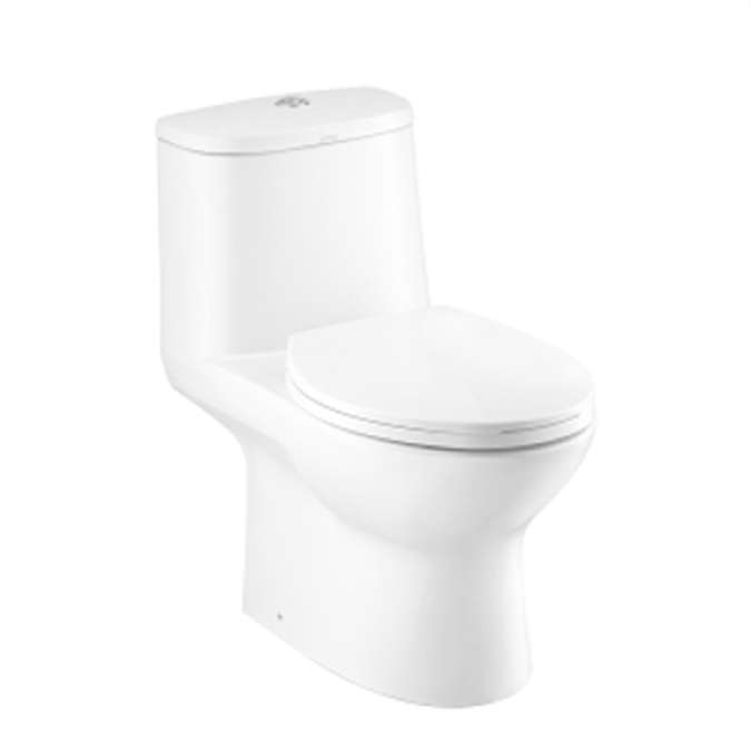 BIM objects - Free download! COTTO One piece toilet Micc C1053 with ...