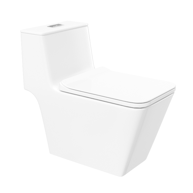 BIM objects - Free download! COTTO One piece toilet Simply Modish ...
