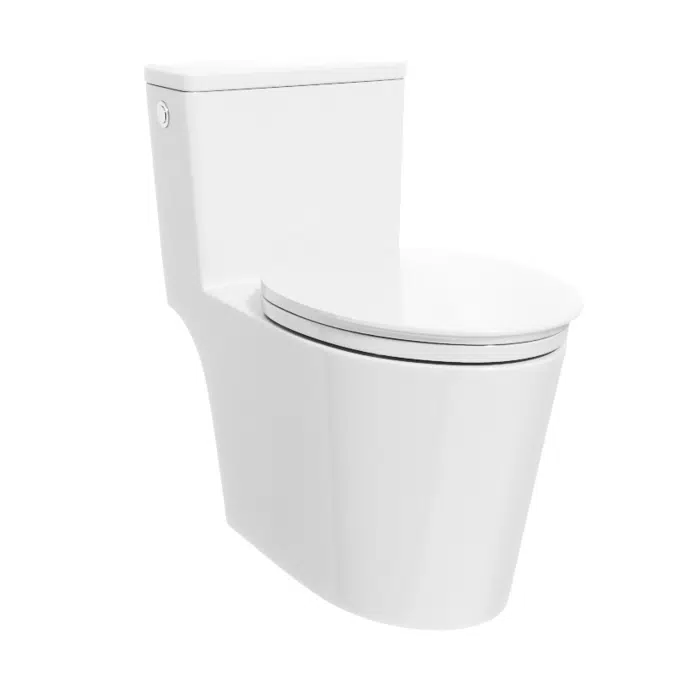 BIM objects - Free download! COTTO One piece toilet Harmony Touchless ...