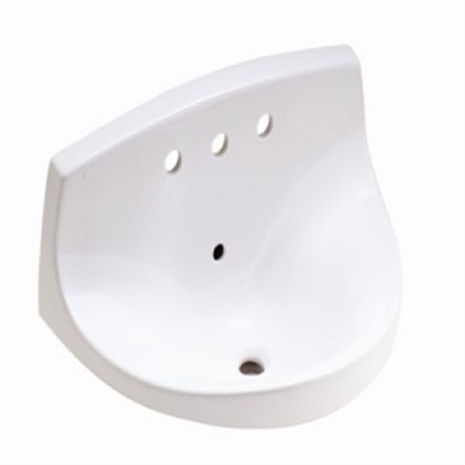 BIM objects - Free download! COTTO Wall hung basin Terranova C09107 ...