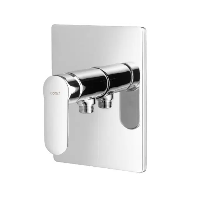 BIM objects - Free download! COTTO Handle Lever Stop Valve For Shower ...