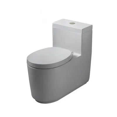BIM objects - Free download! COTTO Toilet One Piece S-Trap Bright ...