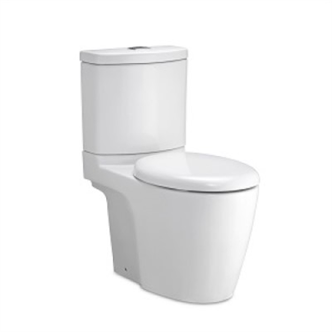 BIM objects - Free download! COTTO Two piece toilet Unique C12247 ...