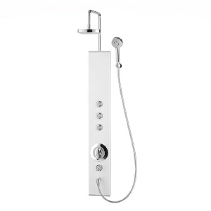 BIM objects - Free download! COTTO Shower panel CT841N | BIMobject