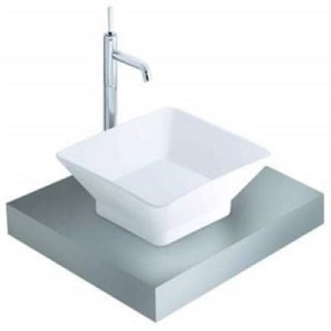 BIM objects - Free download! COTTO Above counter basin Best C0012 ...