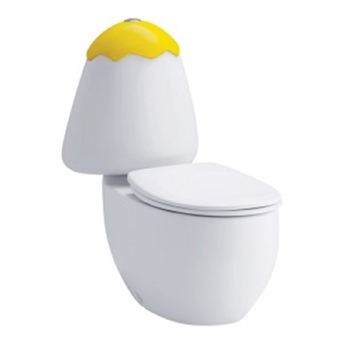 BIM objects - Free download! COTTO Two piece toilet Googai C15007 LM ...