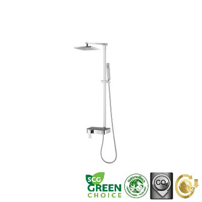 BIM objects - Free download! COTTO Exposed shower mixer faucet Switch ...