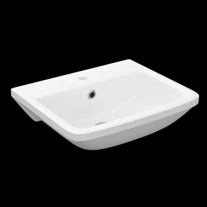 BIM objects - Free download! COTTO C00581 Serve M wall hung basin ...