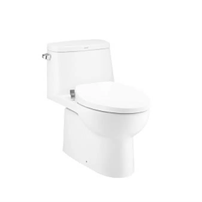 BIM objects - Free download! COTTO One piece toilet Priz C1142(CN1 ...