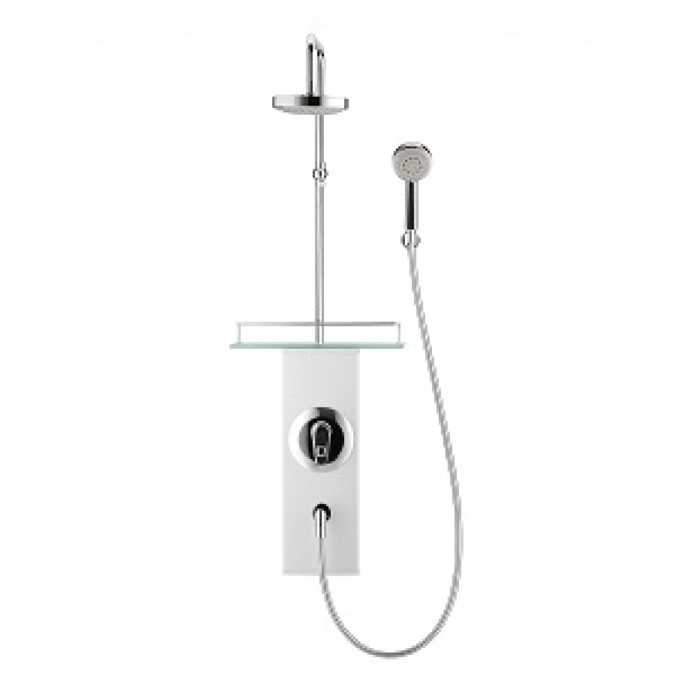 BIM objects - Free download! COTTO Hand Shower Set And Rain Shower ...