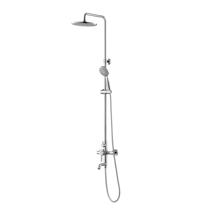 BIM objects - Free download! COTTO Exposed Shower Mixer Set with 3 FN ...