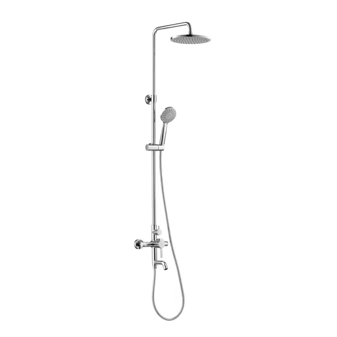 BIM objects - Free download! COTTO Exposed Shower Mixer Set with 3 FN ...