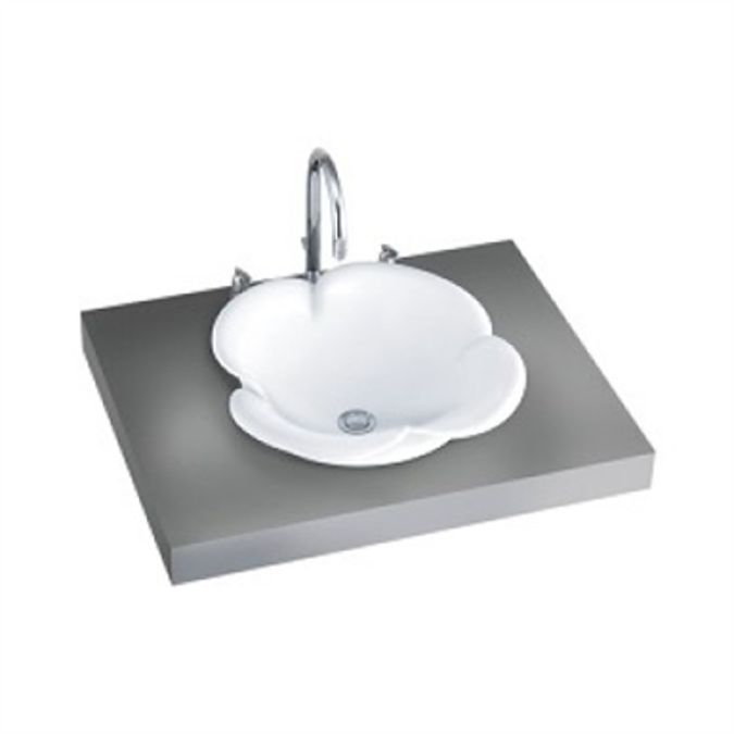 Objetos BIM - ¡Descarga gratis! COTTO Above counter basin Bliss C0004 ...
