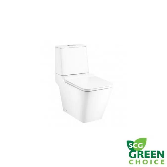 BIM objects - Free download! COTTO Two piece toilet Simply Modish ...