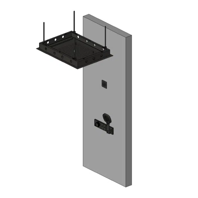 Bim Objects Free Download Cotto Exposed Shower Set Ct3018set Bl