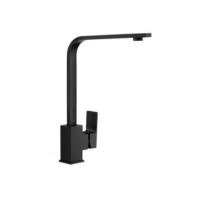 BIM objects - Free download! COTTO LEVER HANDLE KITCHEN FAUCET-L Black ...