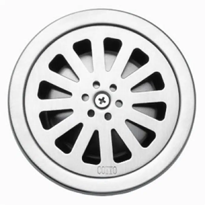 BIM objects - Free download! COTTO Floor drain round body CT640Y1(HM ...