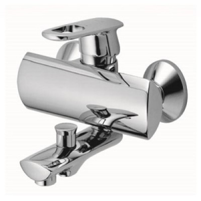 BIM objects - Free download! COTTO Exposed bath mixer faucet Majesty2 ...