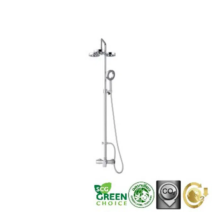 BIM objects - Free download! COTTO Exposed shower mixer faucet SOPRANO ...