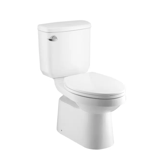 BIM objects - Free download! COTTO Toilet Two Piece S-Trap Sella C13331 ...