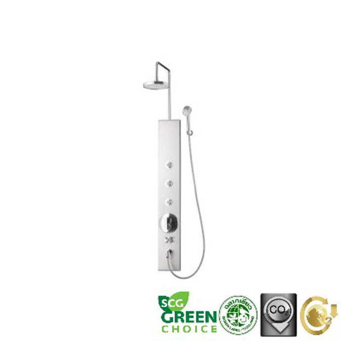 BIM objects - Free download! COTTO Shower panel CT842 | BIMobject