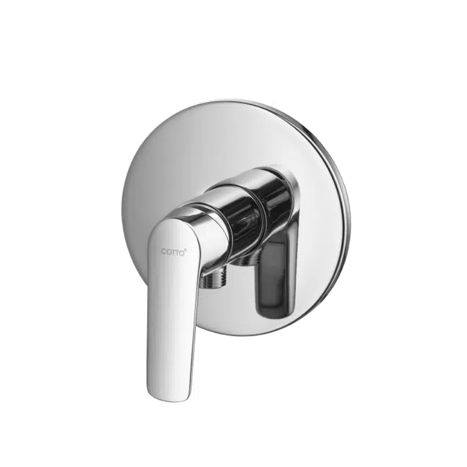BIM objects - Free download! COTTO Lever Handle Stop Valve For Shower ...