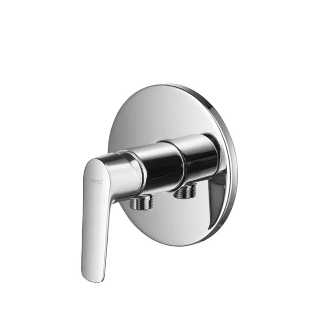 BIM objects - Free download! COTTO Lever Handle Stop Valve For Shower ...