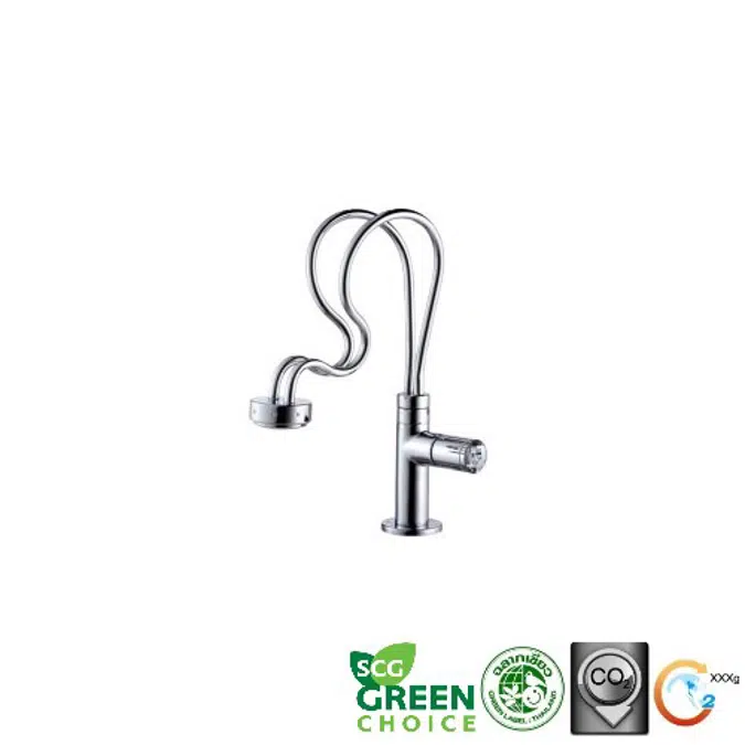 BIM objects - Free download! COTTO Basin faucet Himmapan CT139C25ST ...