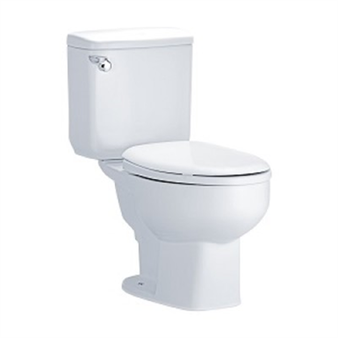 BIM objects - Free download! COTTO Two piece toilet Vandoria C1163 ...