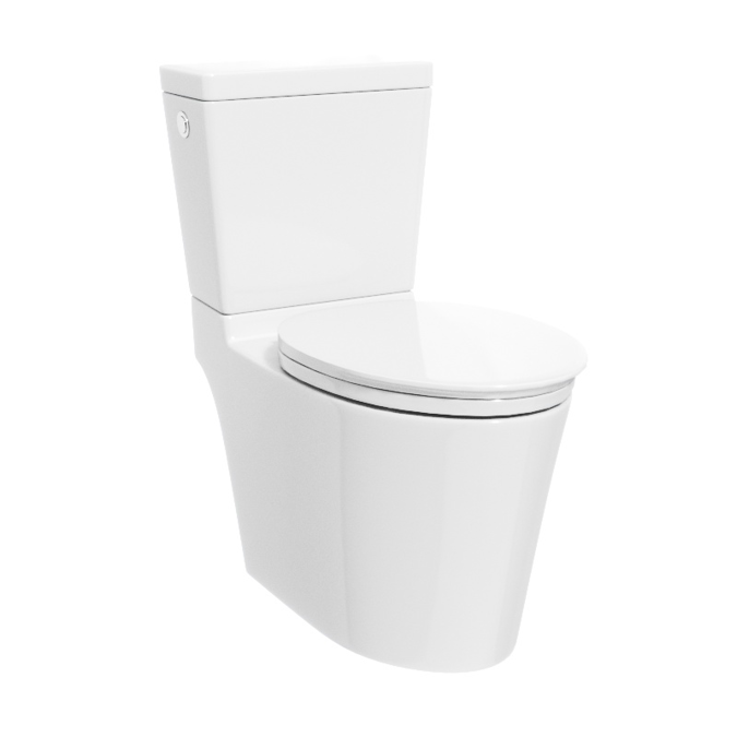 BIM objects - Free download! COTTO Two piece toilet Harmony Touchless ...