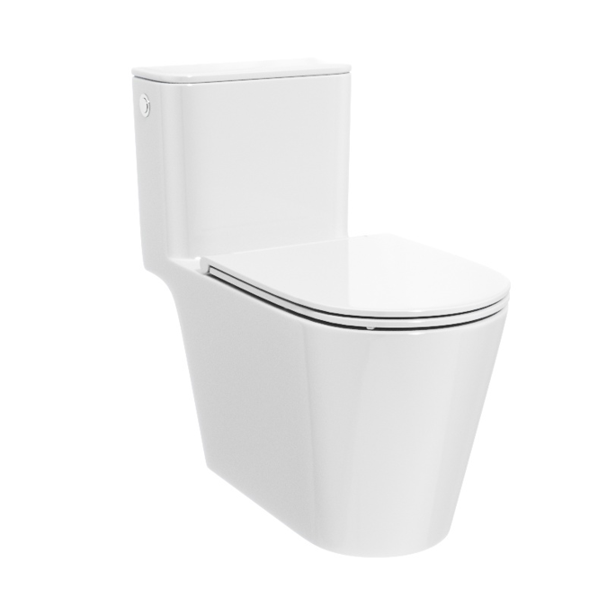 BIM objects - Free download! COTTO One piece toilet Simply Connect ...