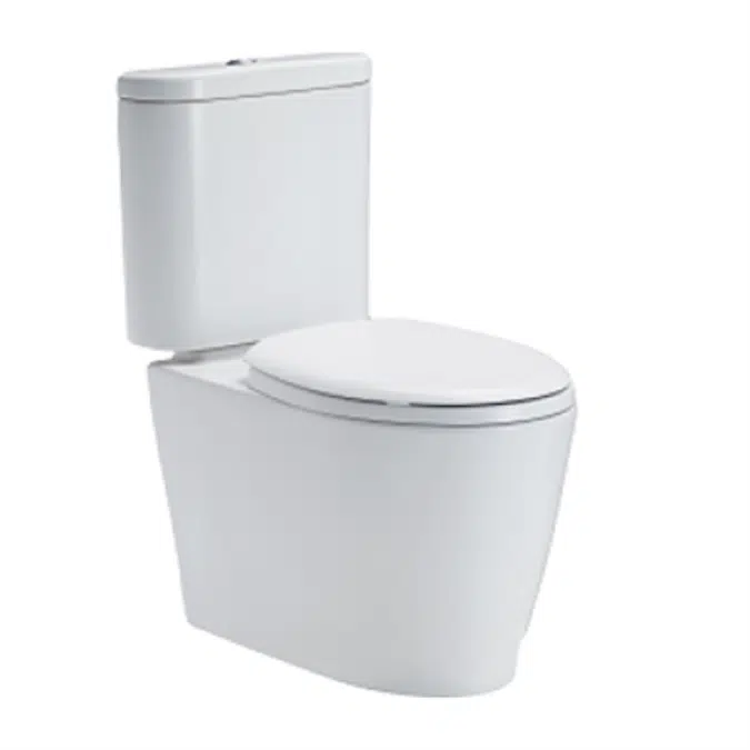 BIM objects - Free download! COTTO Two piece toilet 3x3-E2 C16827 ...