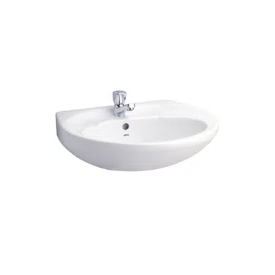 BIM objects - Free download! COTTO Wall hung basin Hercules C01467 ...