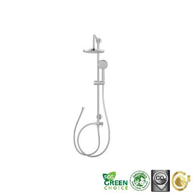 BIM objects - Free download! COTTO Hand Shower Set And Rain Shower ...