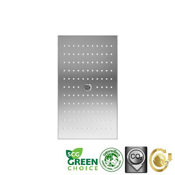 BIM objects - Free download! COTTO Shower Plate Xpano ZF01LRC | BIMobject