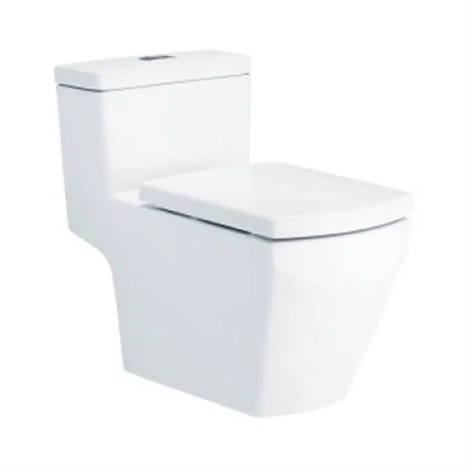 BIM objects - Free download! COTTO One piece toilet Grand Tetragon ...