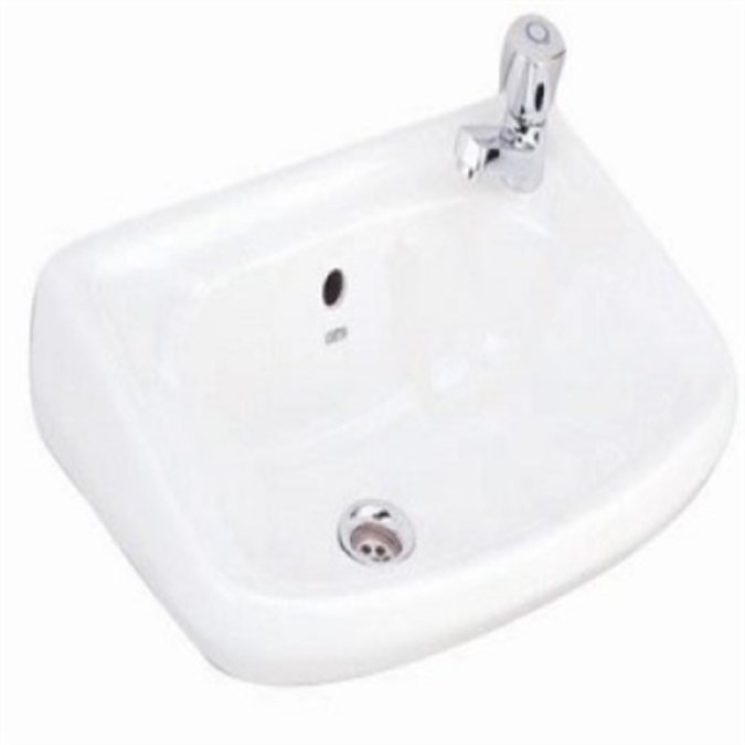 BIM objects - Free download! COTTO Wall hung basin Dorex C002 | BIMobject