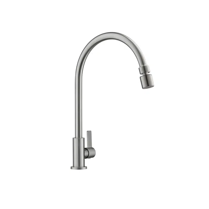 BIM objects - Free download! COTTO KITCHEN FAUCET 2 FUNCTIONS STAINLESS ...