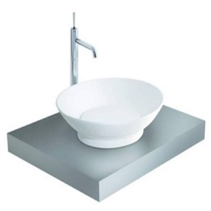 Objetos BIM - ¡Descarga gratis! COTTO Above counter basin Best C0011 ...