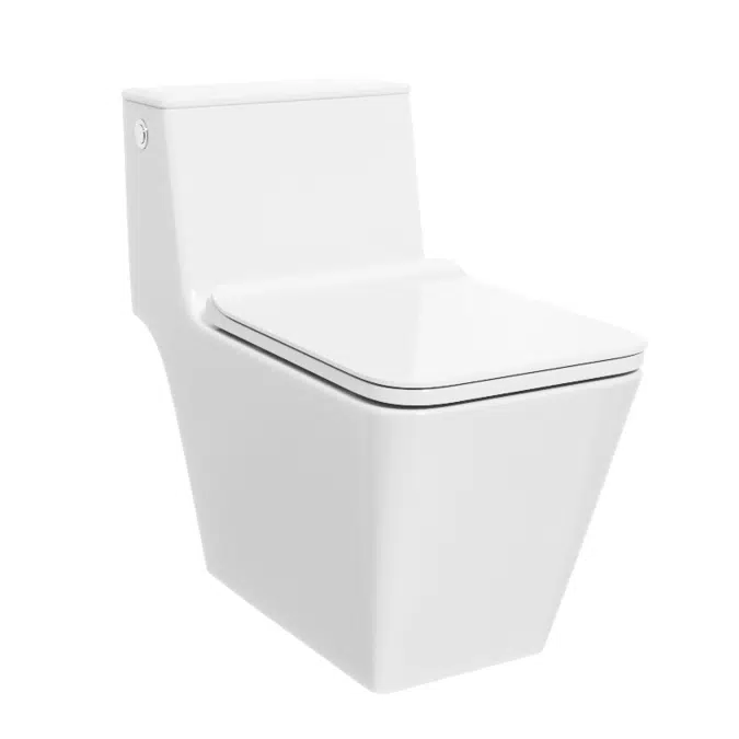 BIM objects - Free download! COTTO One piece toilet Simply Modish ...
